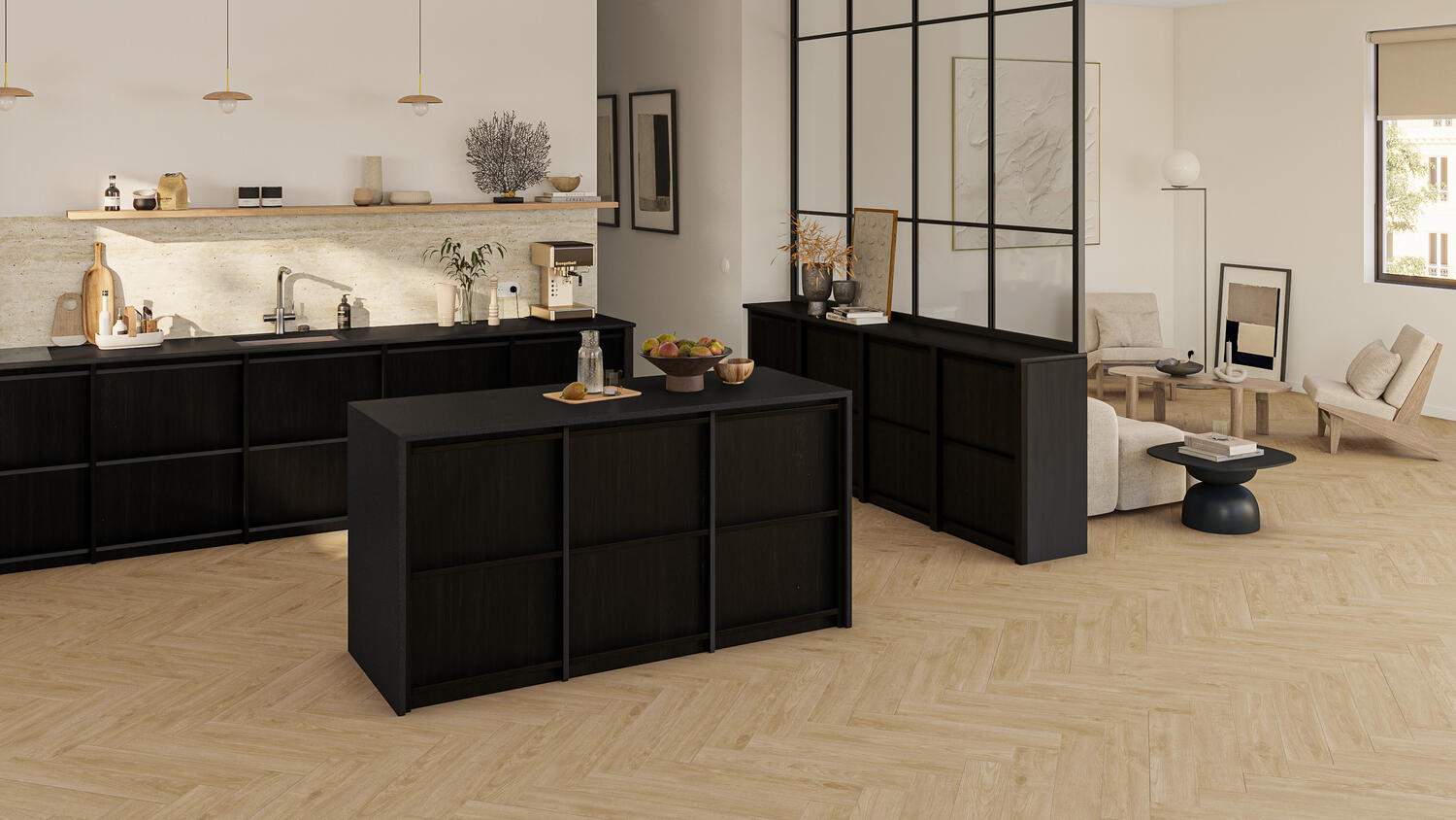 Woodstock Herringbone laminate flooring collection - Commercial ...