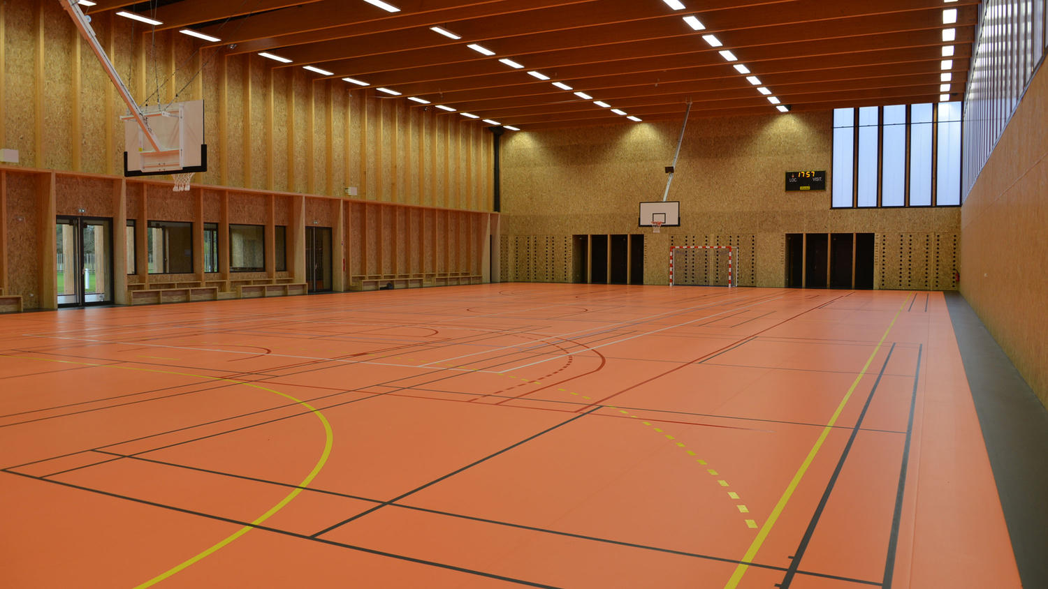Lumaflex Energy Reference Multi-use sports hall flooring - Tarkett