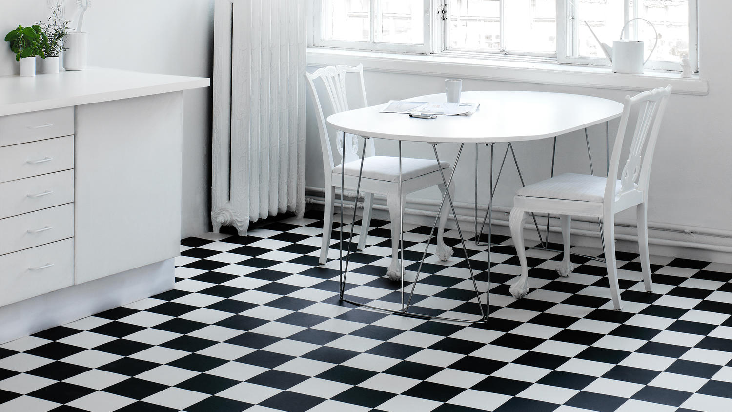 Et slitesterkt vinylgulv spesialutviklet for boliger.