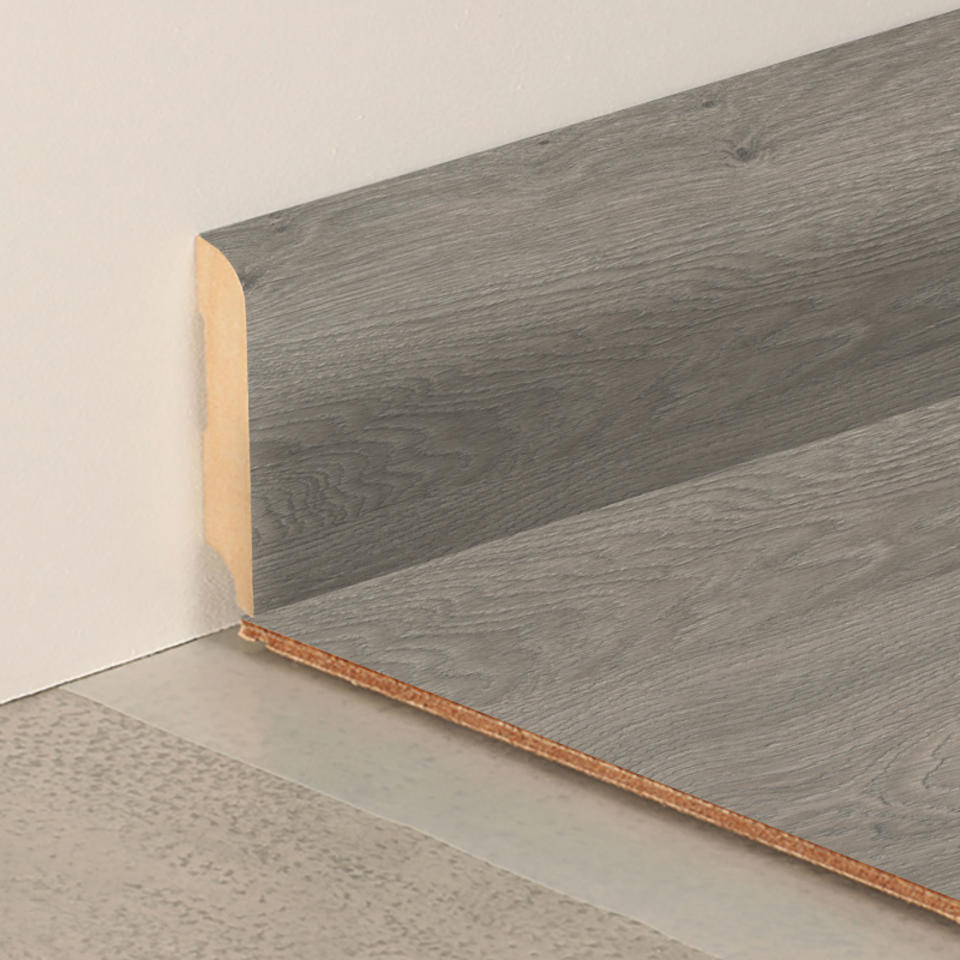 SOFT CUMIN OAK Extra-large skirting boards for laminate flooring Finishing