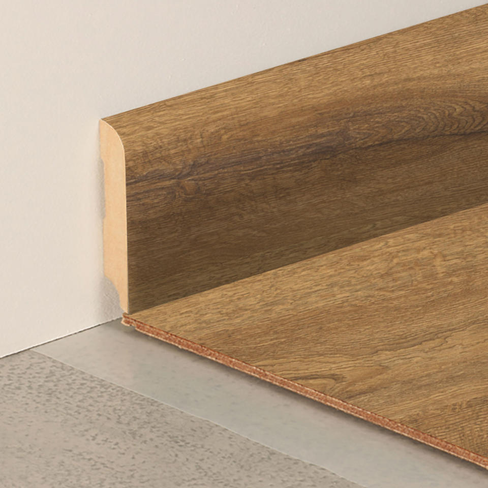 HERITAGE RUSTIC OAK Extra-large skirting boards for laminate flooring ...