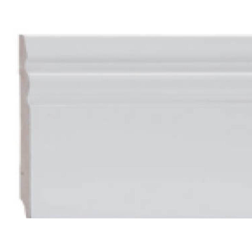 Baroque MDF decorative skirting, white Skirtings