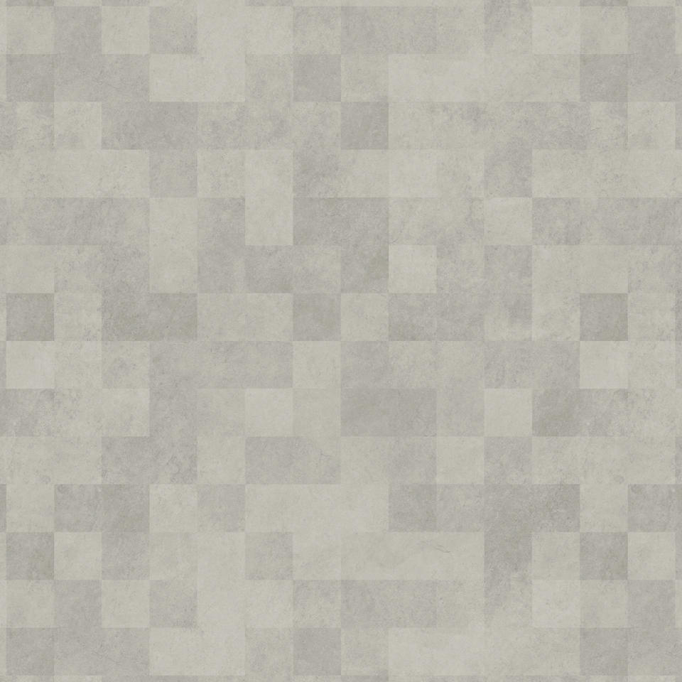 Concrete Grid CHALK TX Habitat Heterogeneous Vinyl