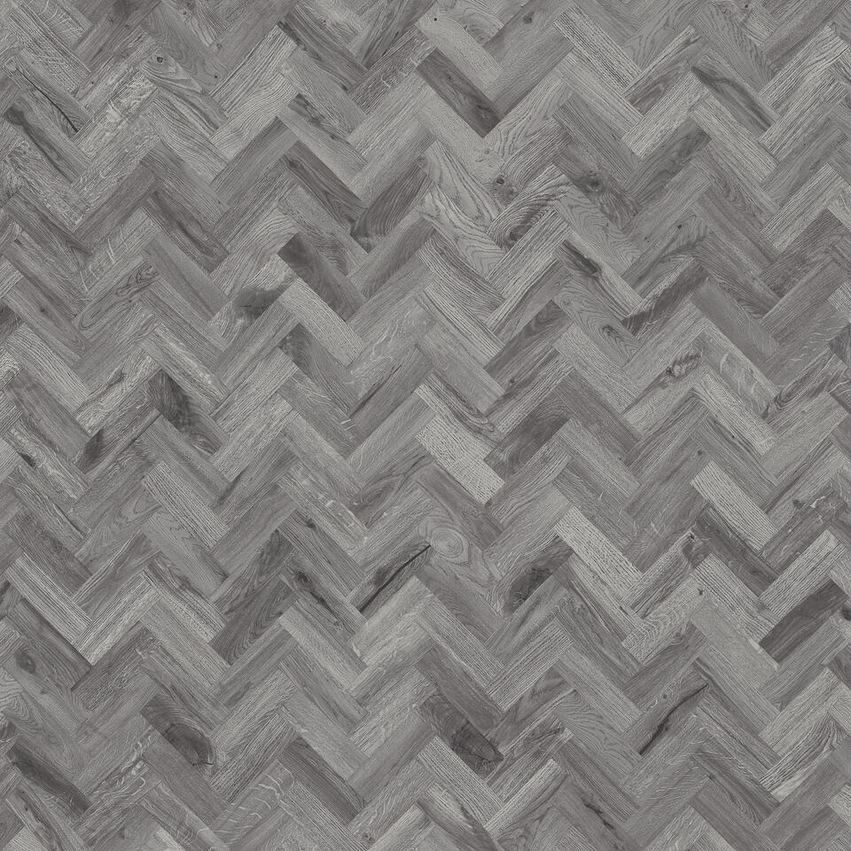 Traditional Parquet Woodland Oak DARK GREY Inspiration Naturals LVT