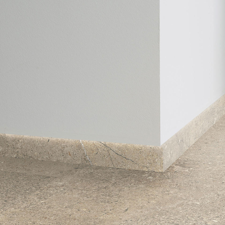 Sediment BEIGE Decorative Set-on skirtings for LVT Skirtings