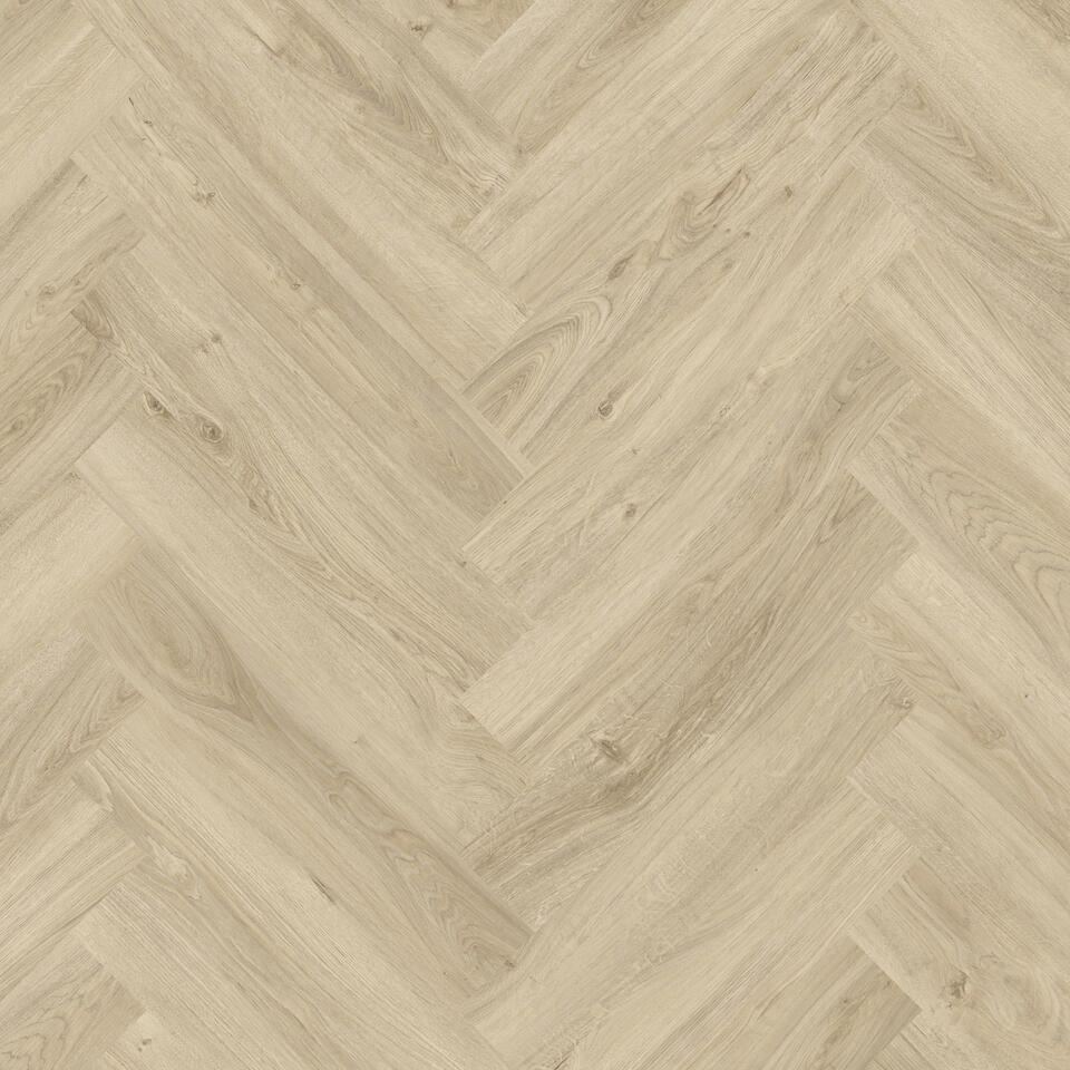 English Oak LIGHT BROWN Herringbone Square Loose-lay 80 Loose-Lay LVT