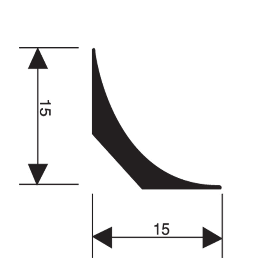 PA15 Cuñas de PVC - PA15 Perfiles de remate