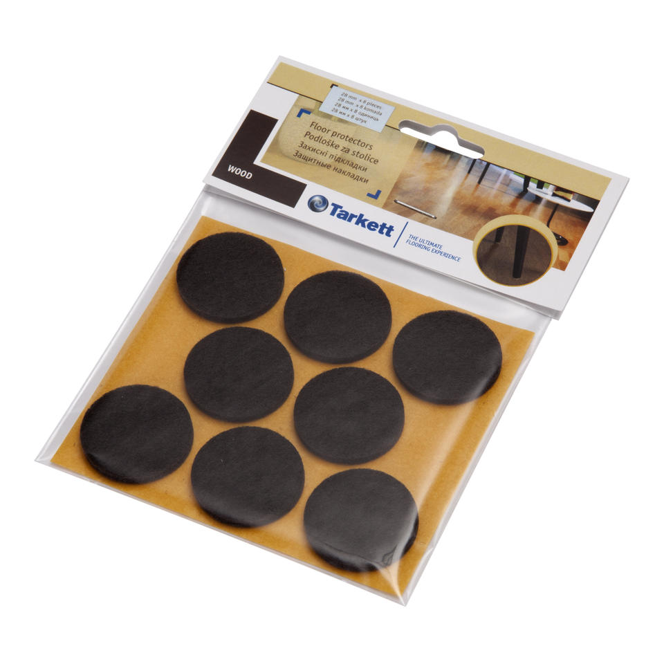Floor protectors 28 mm x 8 pieces Felt pads Protection and Care