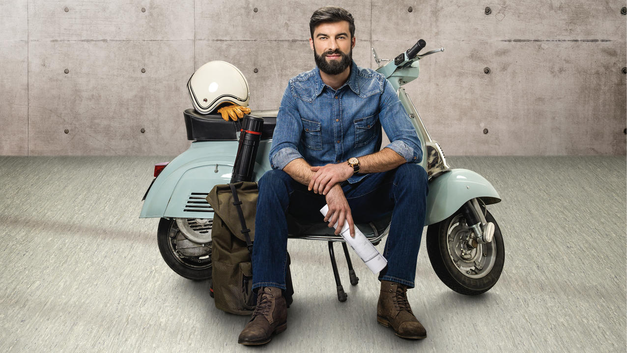 Optima DARK GREY 0866 iQ Optima Homogena plastgolv